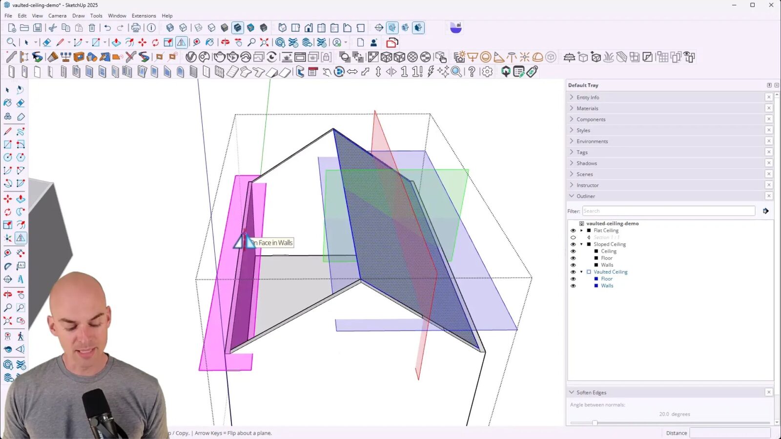 How to Create Sloped & Vaulted Ceilings in SketchUp - FOCUSED SketchUp ...